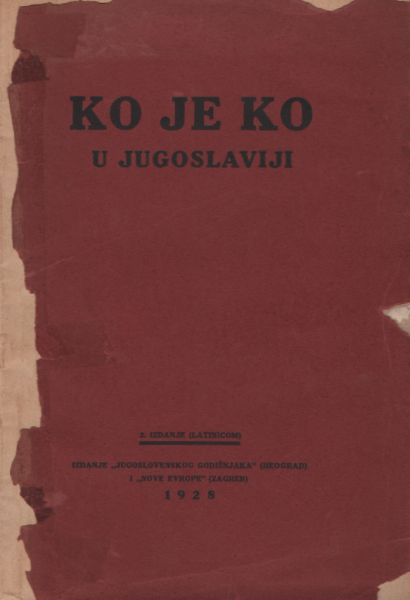 Ko je ko u Jugoslaviji